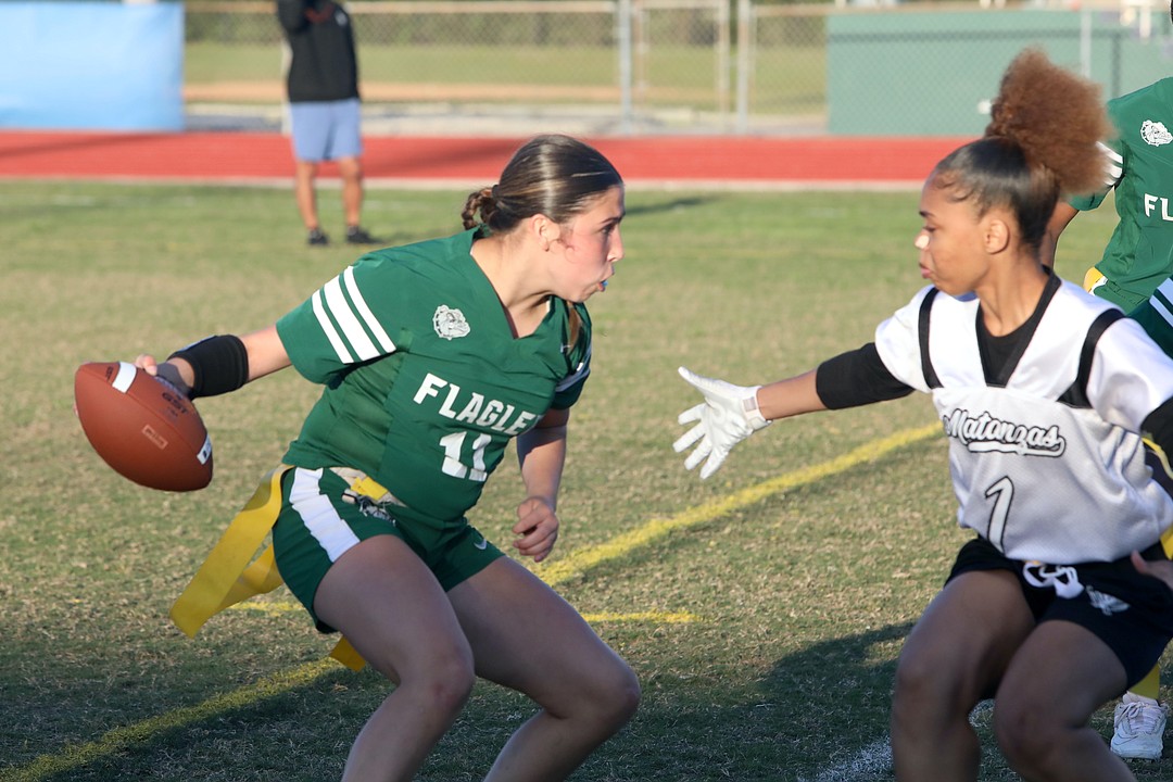 Hungry Bulldogs blank Matanzas 20-0 in flag football on Flagler Palm ...