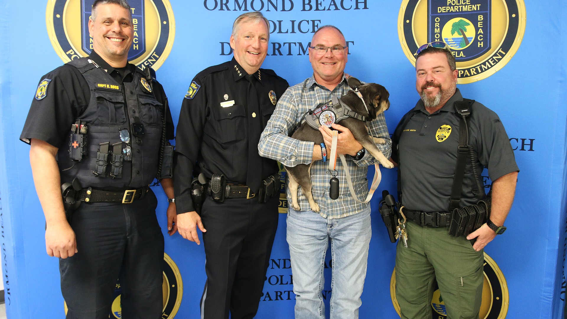 Ormond Beach Police celebrate retirement of Officer Rob Pearson ...