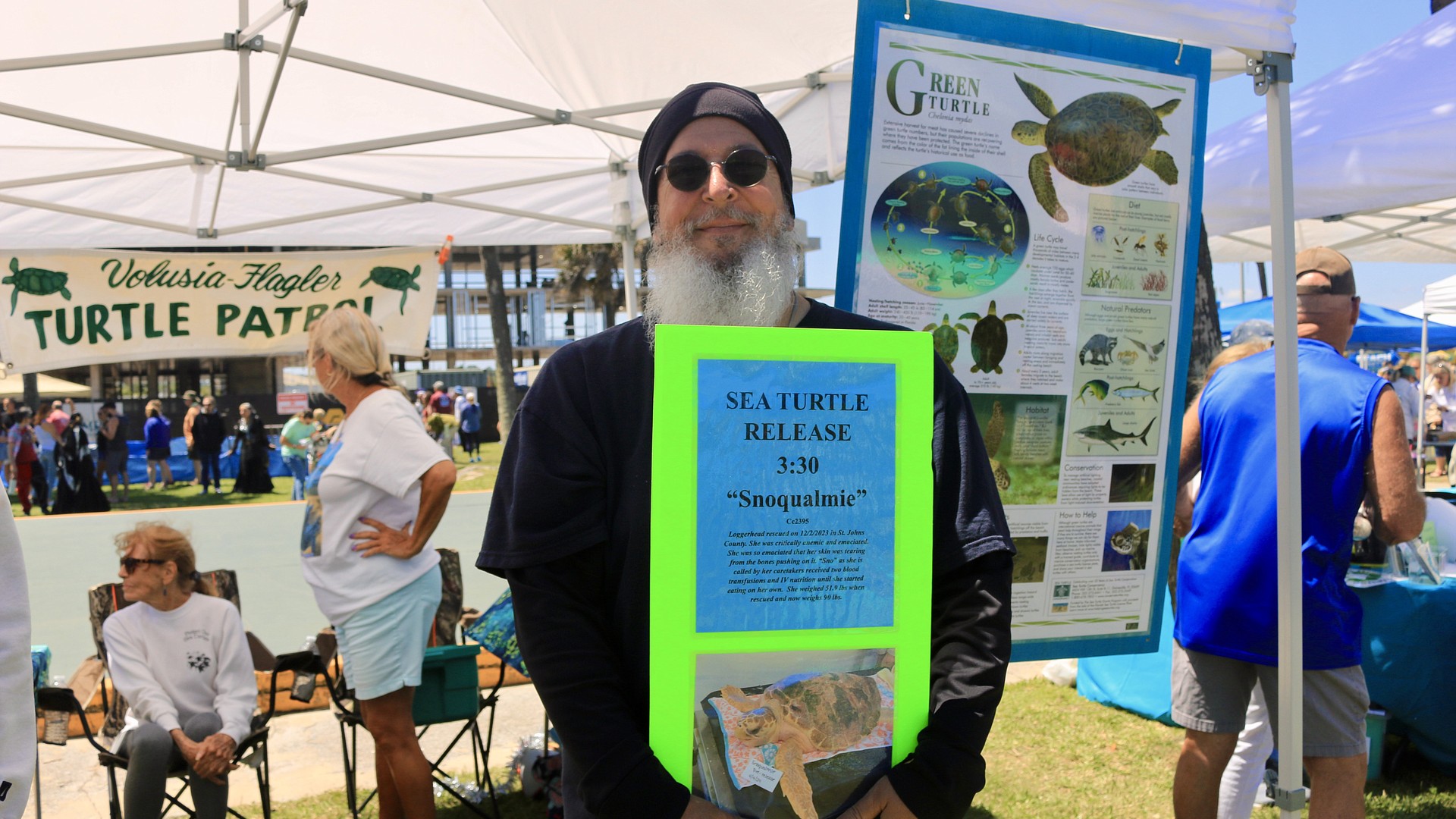 Turtle Fest 2024 releases 90-pound rescued loggerhead | Observer Local News | Palm Coast ...