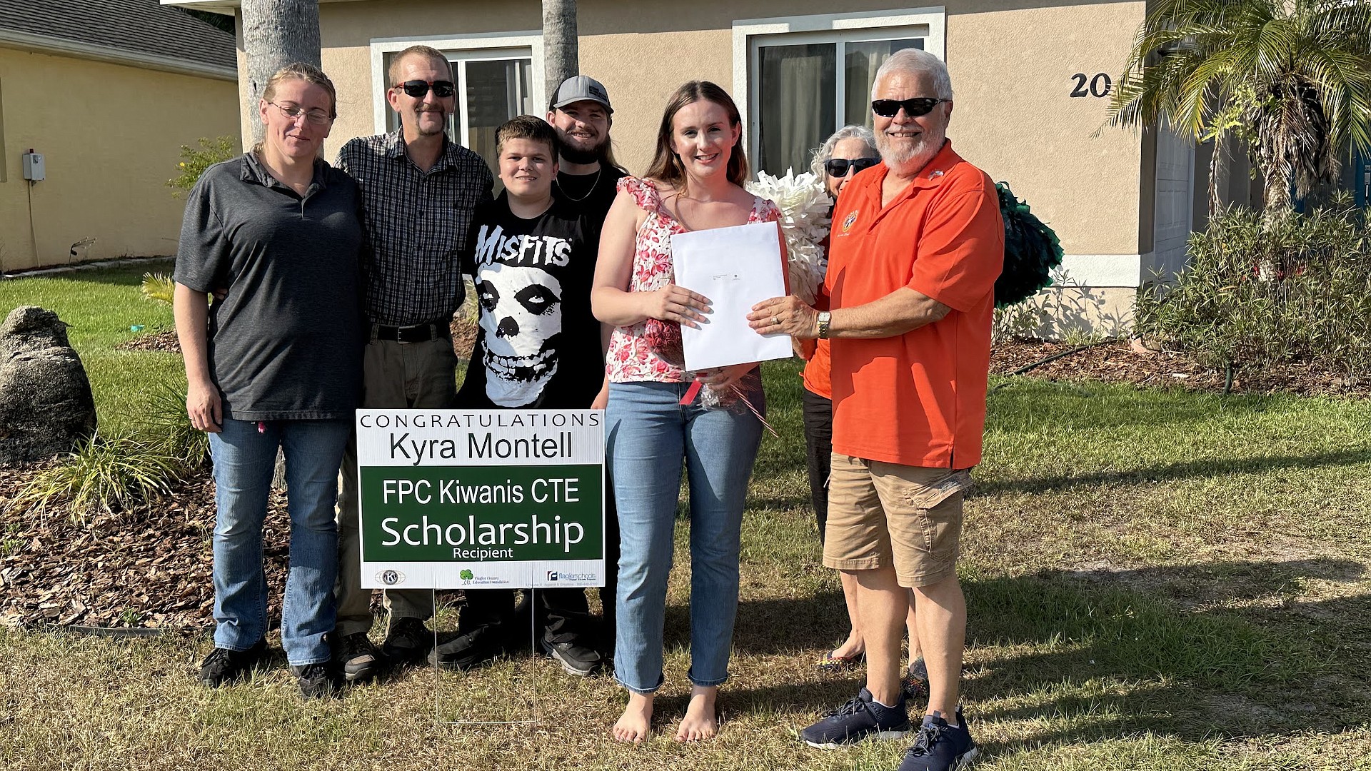 SURPRISE! Organizations drop by Flagler County graduating seniors ...