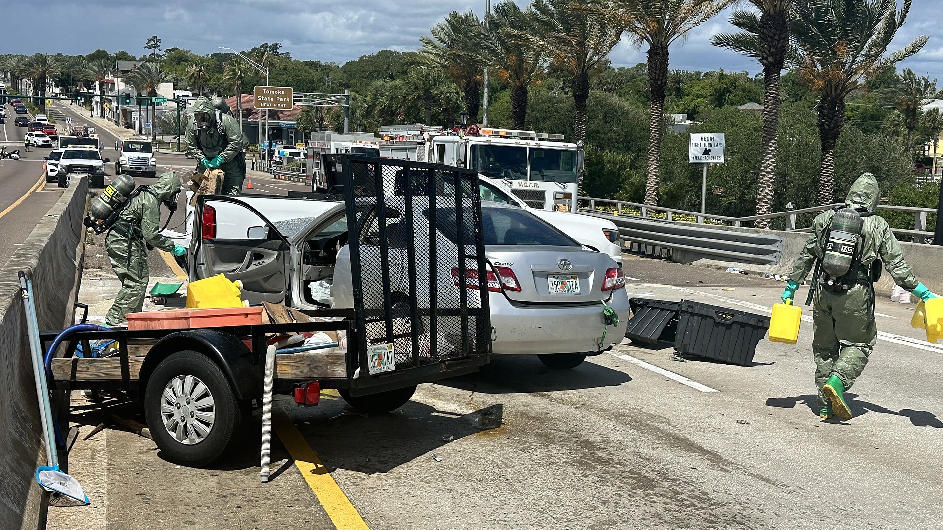 Granada Bridge reopens after spill of pool chemicals | Observer Local ...