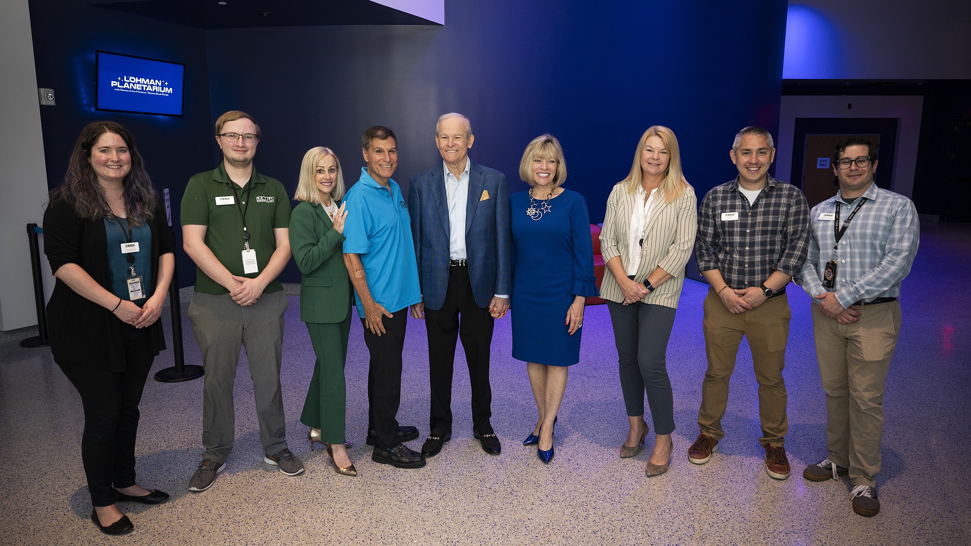 Astronauts for a day: Lowell Lohman and Carl Persis greet Spruce Creek ...