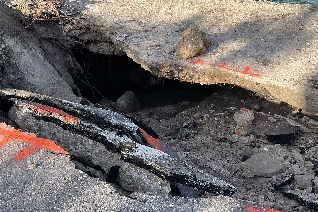 Casey Key road washout blamed on June 13 storm | Your Observer