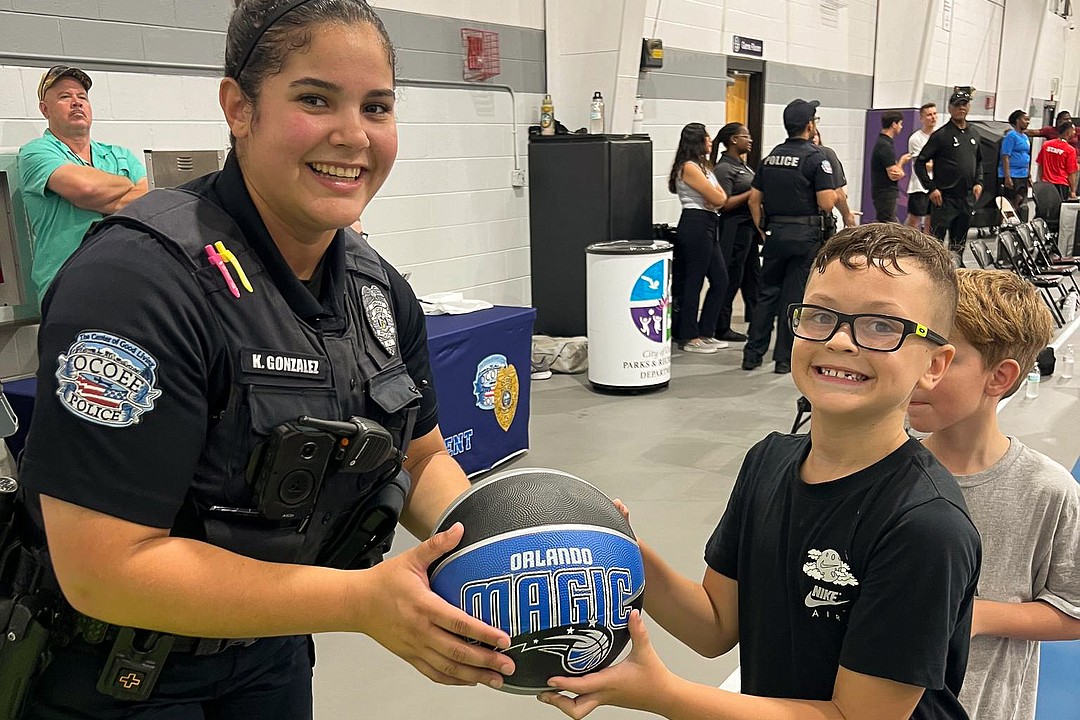 PHOTOS: Ocoee’s police department vs. parks and rec basketball game ...