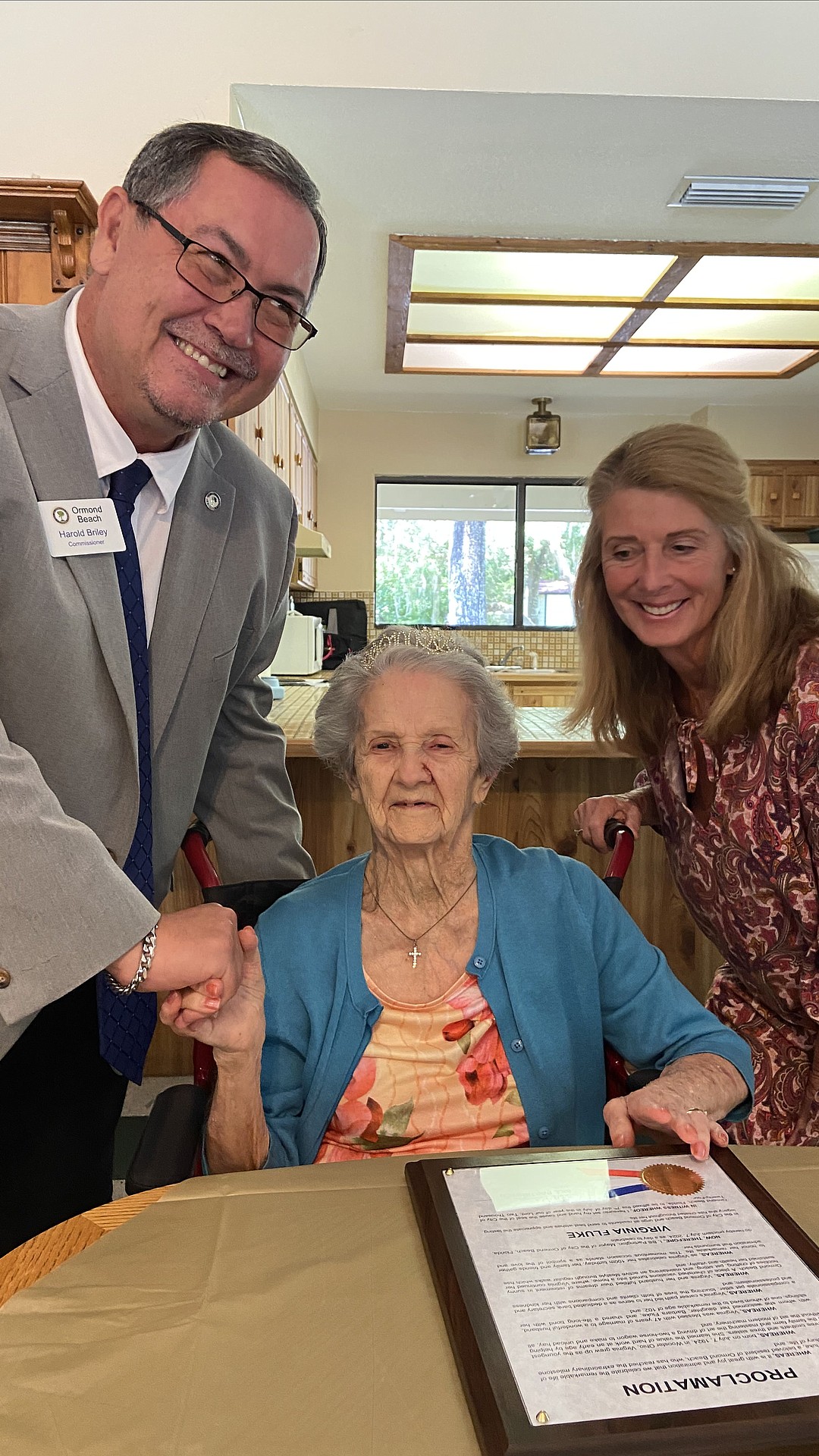 Ormond Beach resident Virginia Fluke celebrates 100th birthday ...