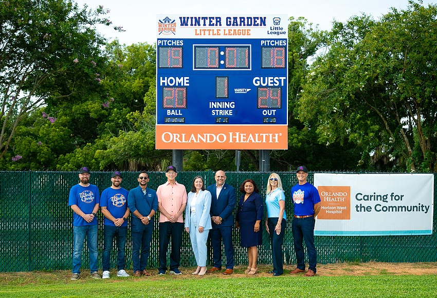 Local Orlando Health hospitals partner with Winter Garden Little League ...