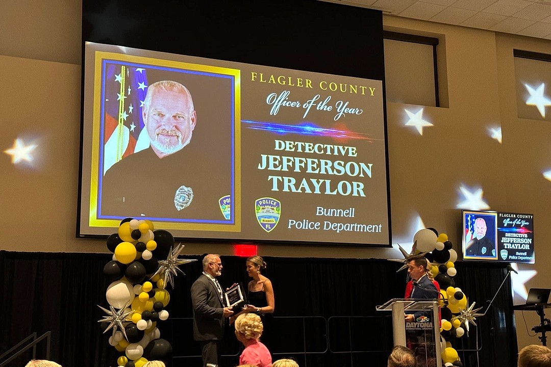 Bunnell Police Detective Jeff Traylor named Flagler County Officer of ...