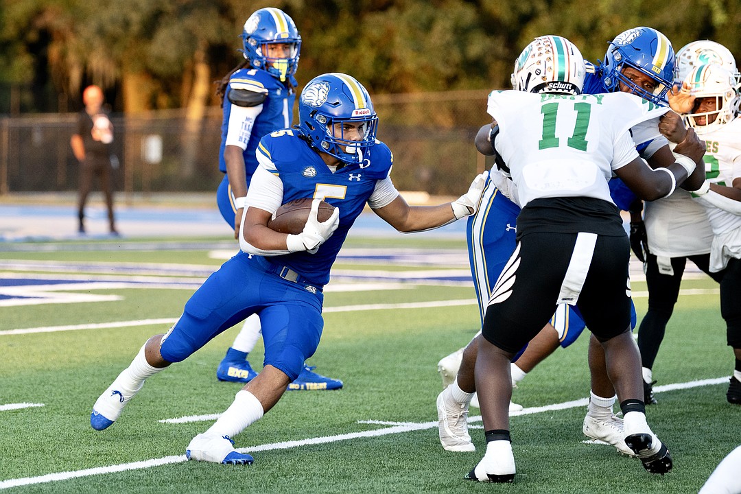 The First Academy football's defense forces seven turnovers, tops ...