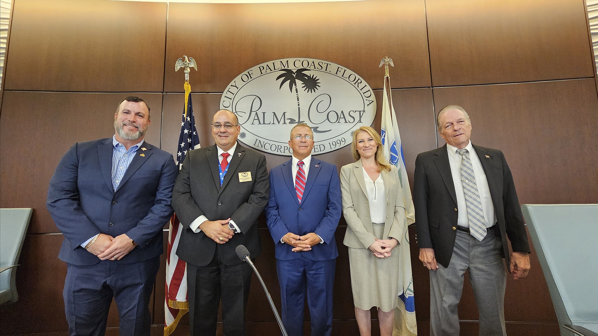 New Palm Coast City Council, Flagler Commission sworn in, Palm Coast's Pontieri chosen as vice ...