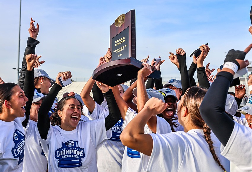 Daytona State College celebrates national women's soccer championship ...