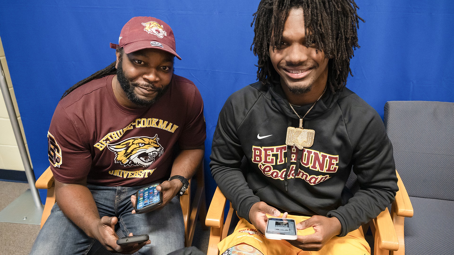 Mainland High football players Christian Hudson, Kwasie Kwaku Jr. and ...