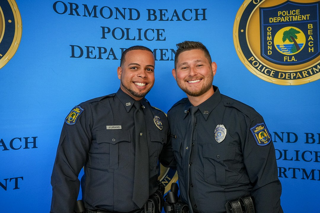 Two new officers sworn in at the Ormond Beach Police Department | Observer Local News | Palm ...