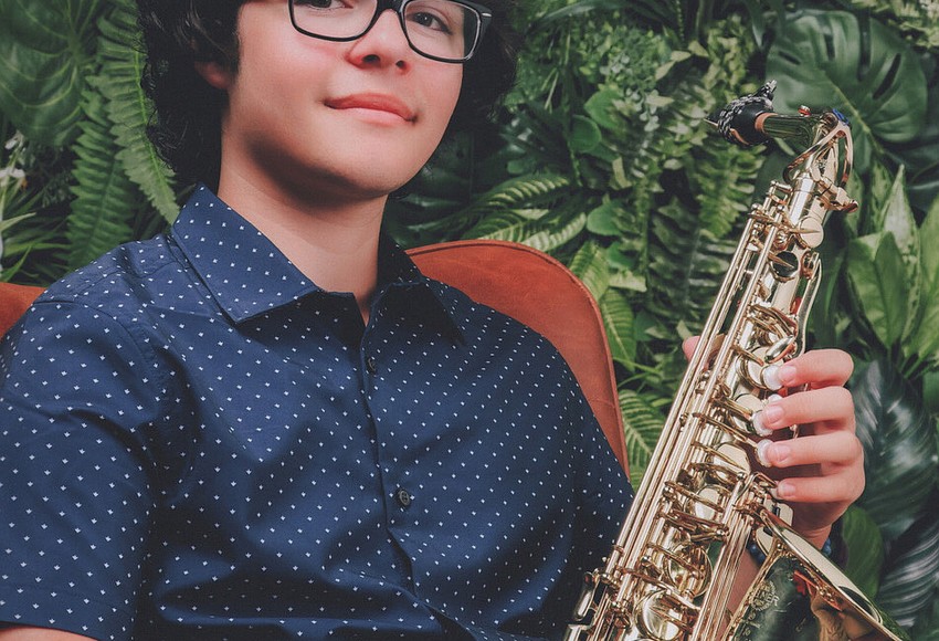 Saxophonist Caleb Wolf named division finalist in woodwind competition ...