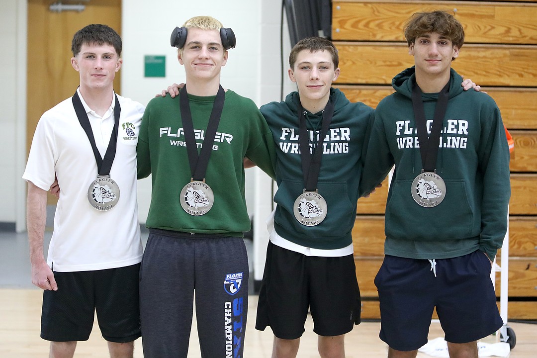 FPC wrestlers win four second-place medals as Bulldogs place third at 39th Flagler Rotary ...