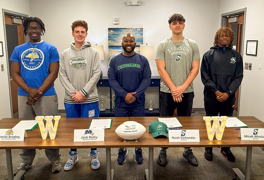 Four Windermere football players sign for FCS programs | West Orange ...