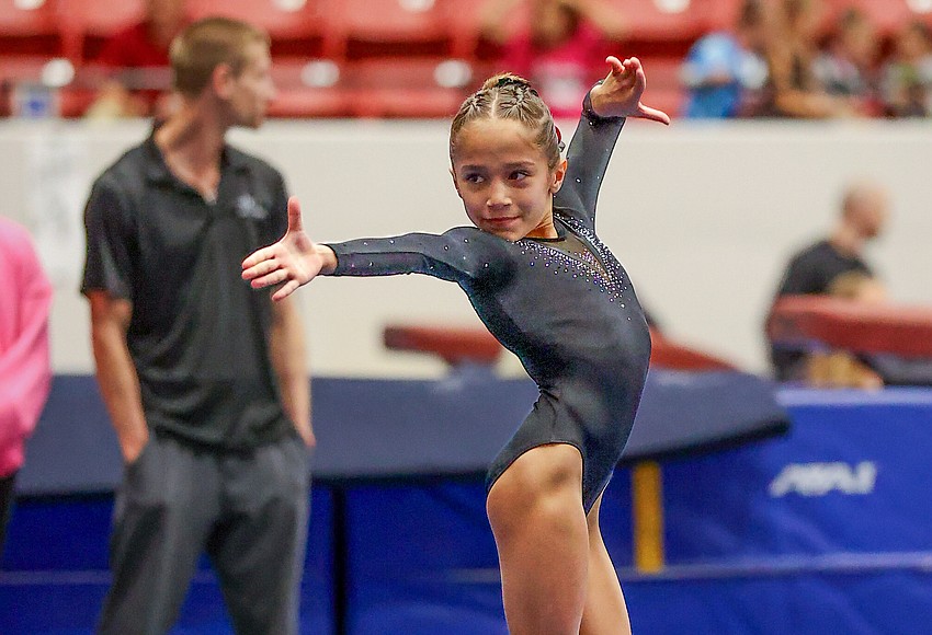 Local youth gymnastics star Jocelyn James taking first steps toward ...