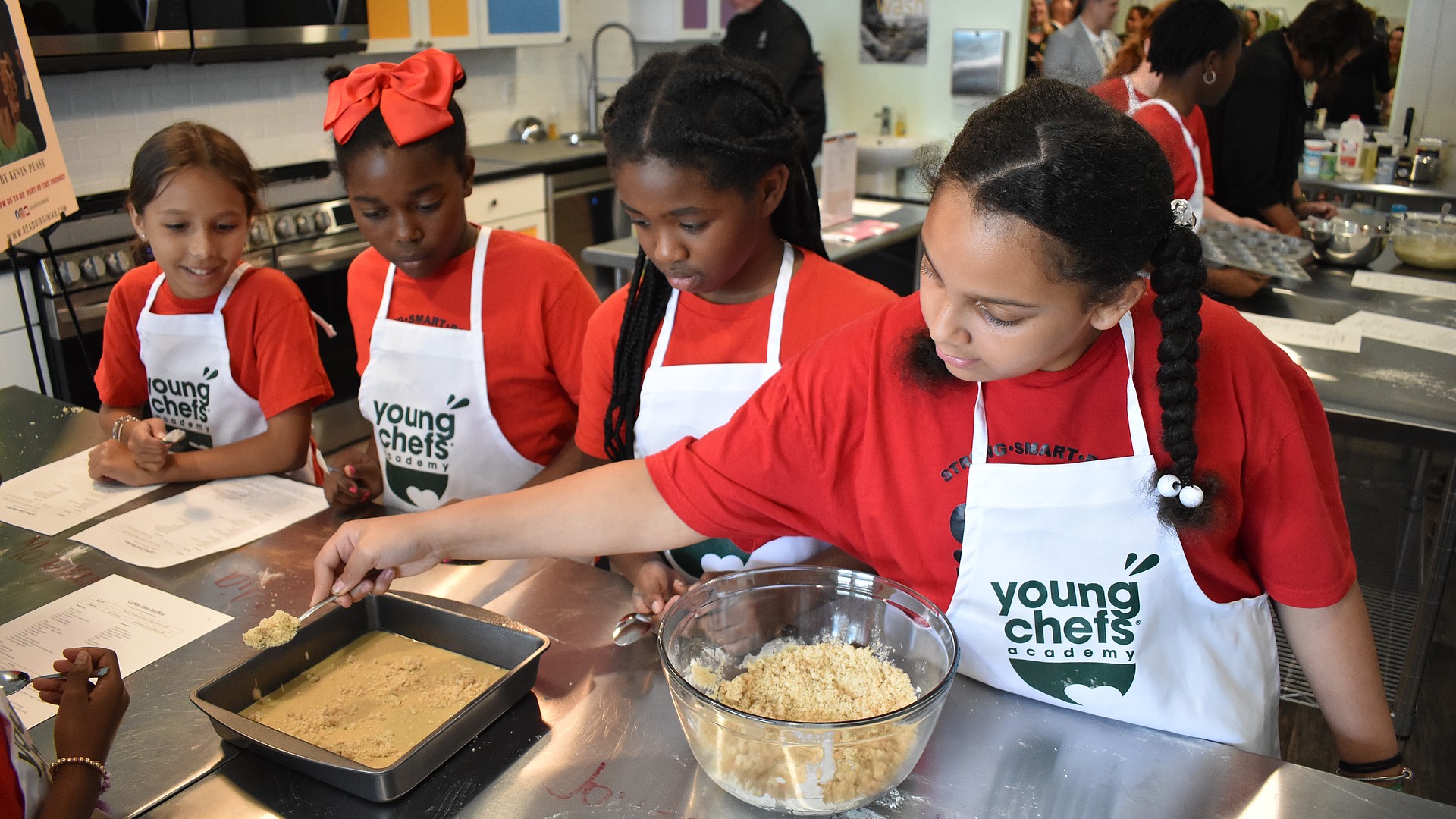 Girls Inc. girls bake coffee cakes in honor of Virginia B. Toulmin ...