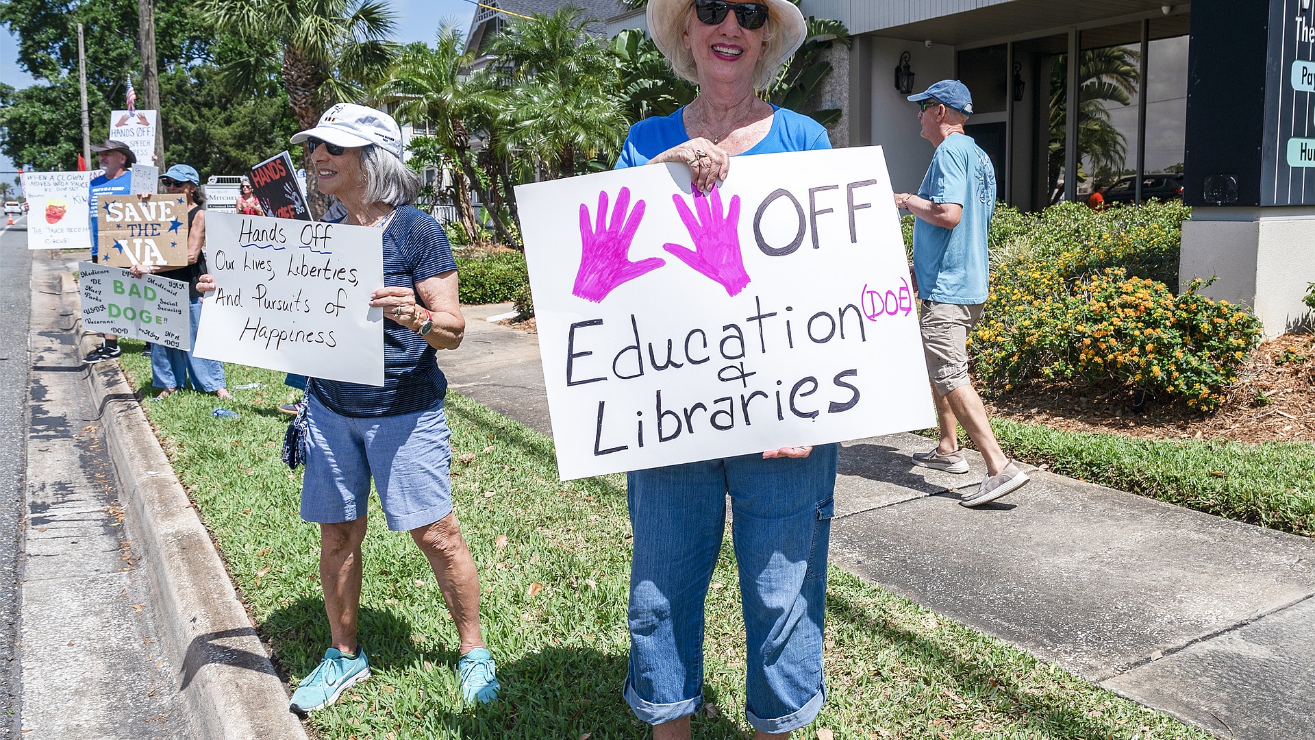 PHOTOS: Hands Off rallies held in Daytona, Palm Coast | Observer Local ...