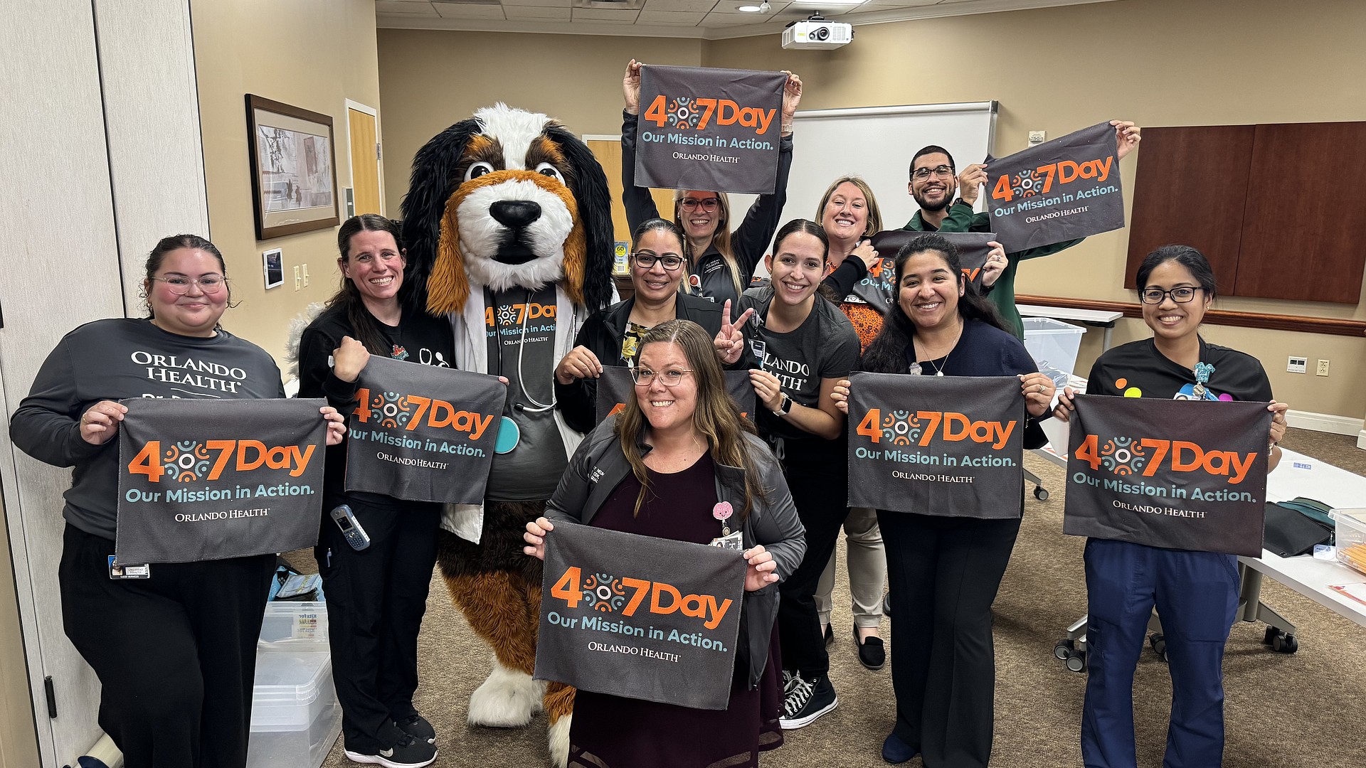 Orlando Health team members celebrate 407 Day by giving back | West ...