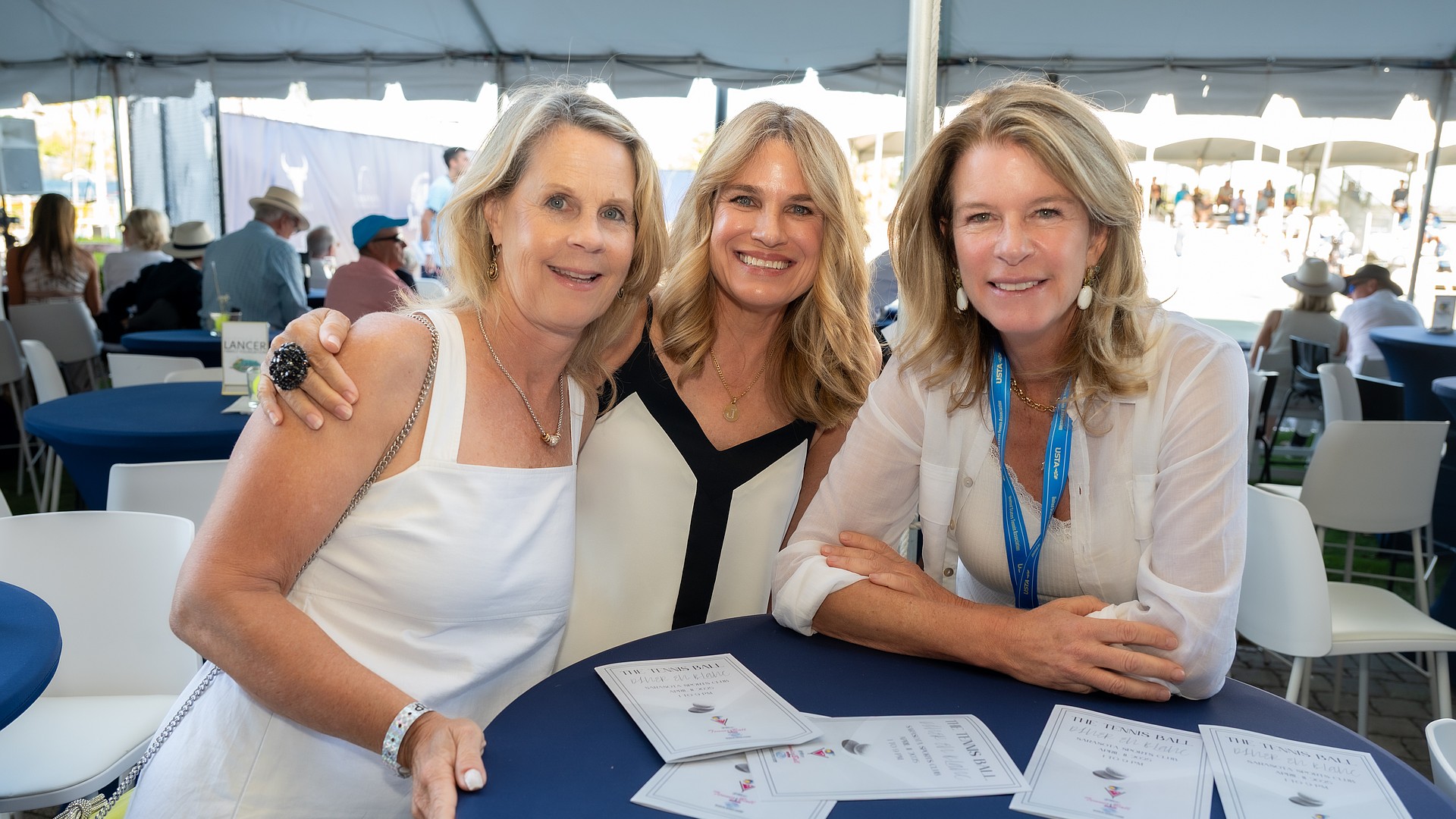 Sarasota Open patrons enjoy white-themed Tennis Ball amid annual tennis ...