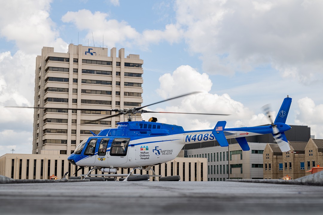 Baptist Health adds third helicopter to Life Flight fleet | Jax Daily ...