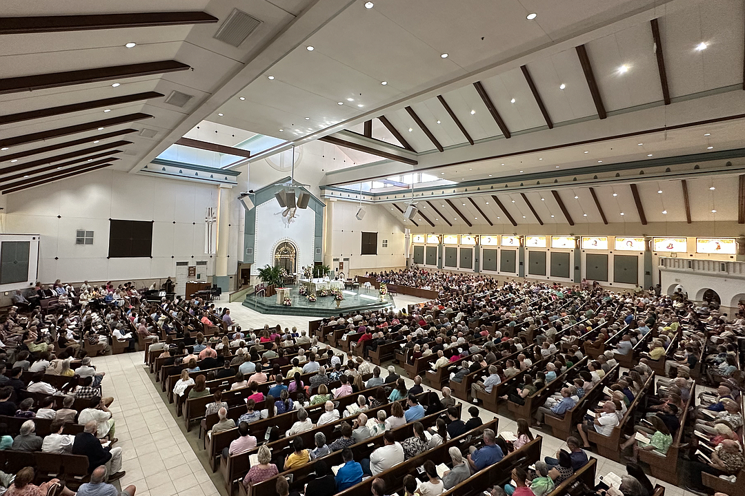 Over 6,000 worshipers celebrate Easter weekend at St. Elizabeth Ann Seton Catholic Church in ...