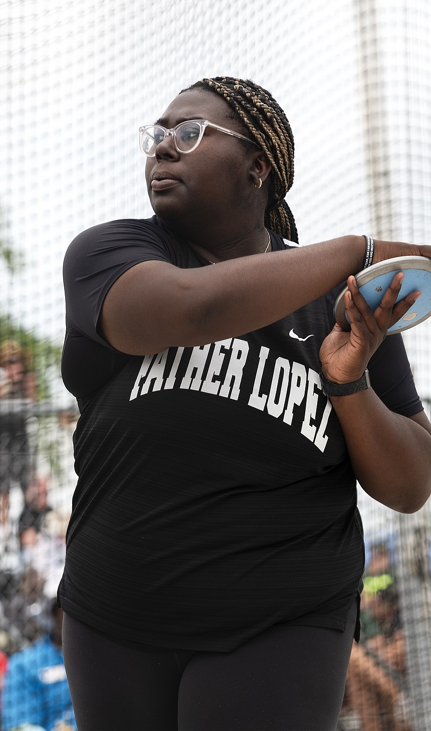 Father Lopez's Mackenzie Brewton wins Class 1A state shot put ...
