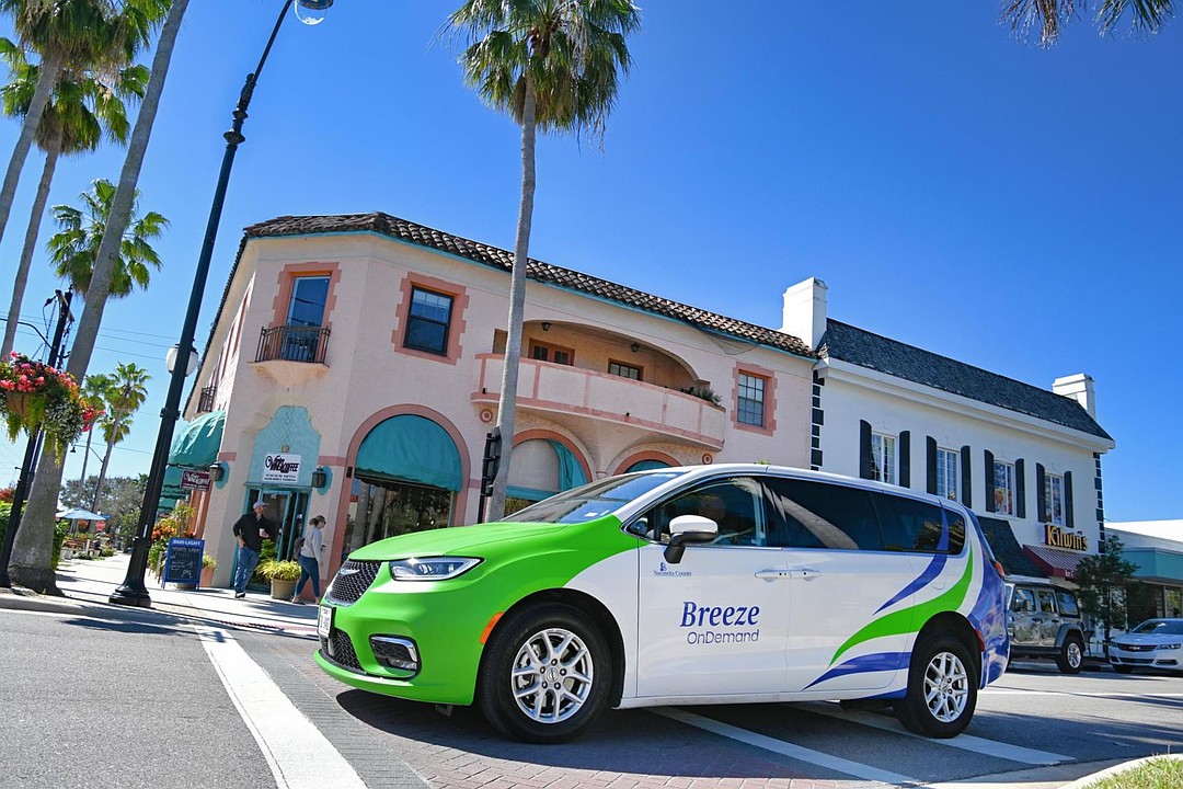 New fares for Sarasota's Breeze OnDemand begin July 1 | Your Observer