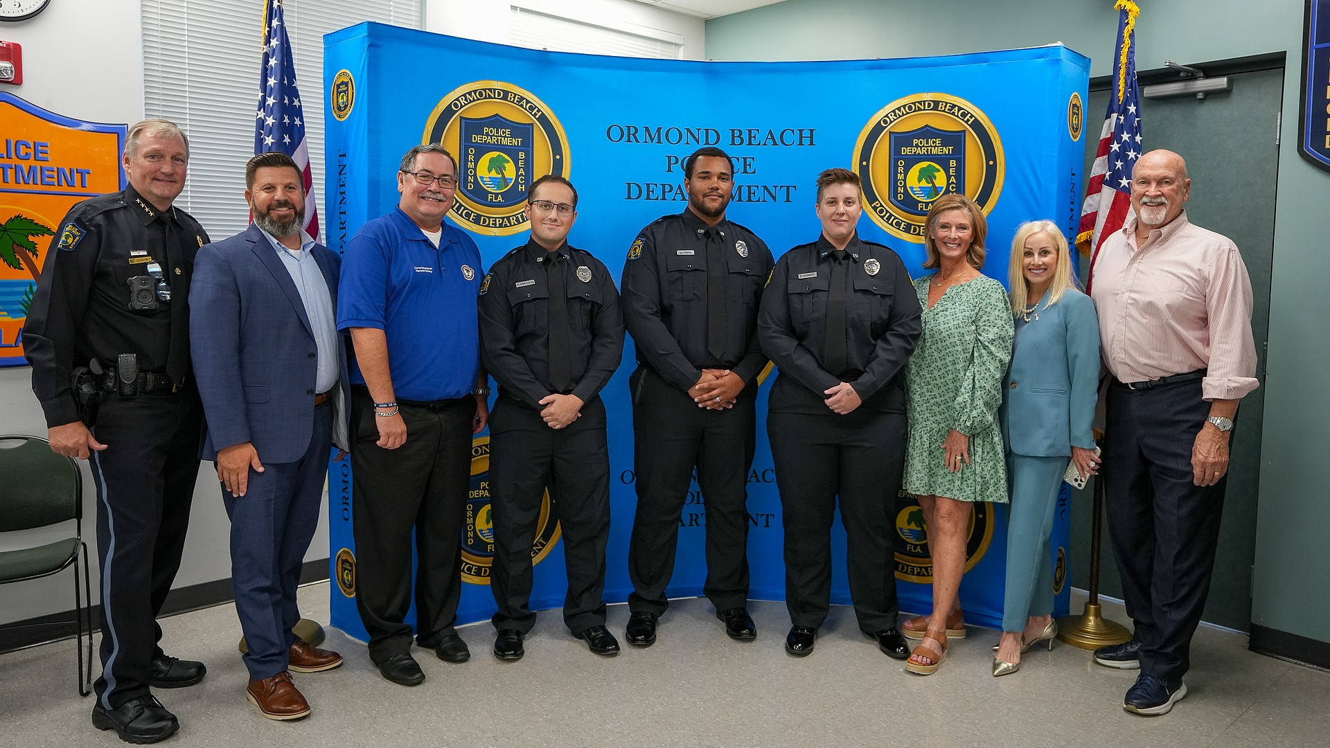 PHOTOS: Ormond Beach Police swears in three new officers | Observer ...