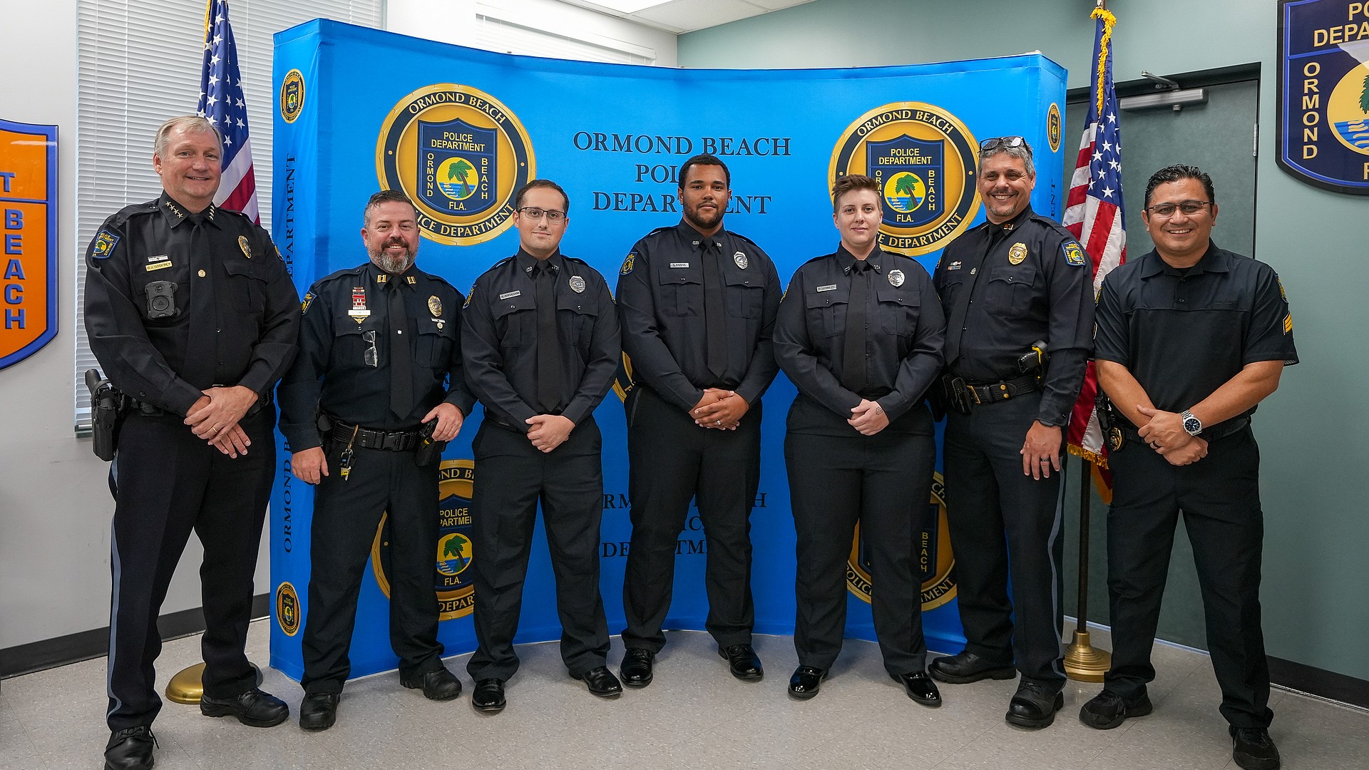 PHOTOS: Ormond Beach Police swears in three new officers | Observer ...