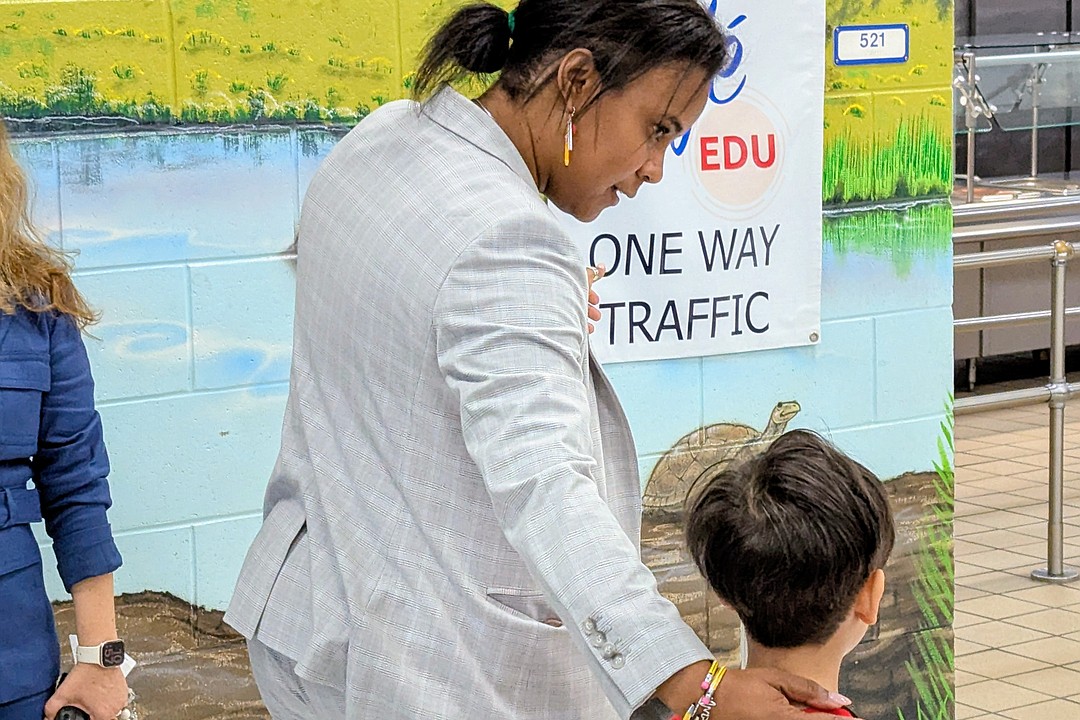 Welcome back: Flagler Schools superintendent and her team greet ...