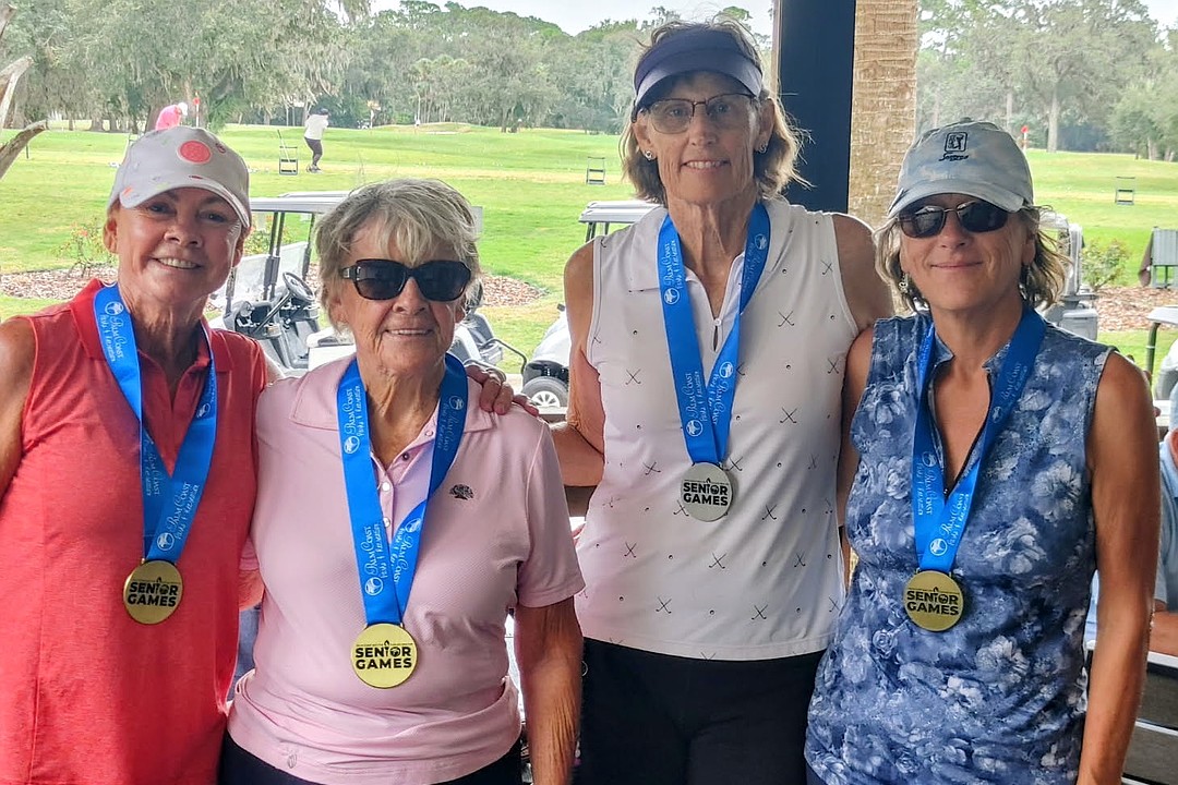 Men and women in age groups from 50 to 89 compete in the Palm Coast and Flagler Beaches Senior ...