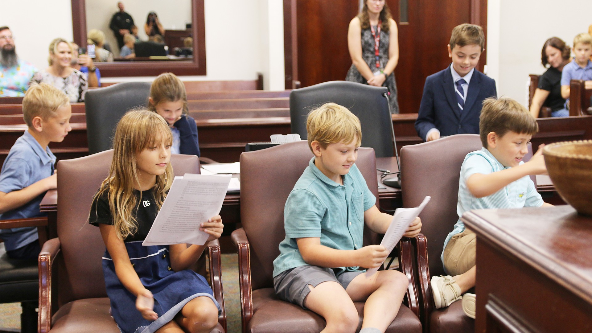 Reaching a verdict: Pine Trail Elementary gifted students learn about ...