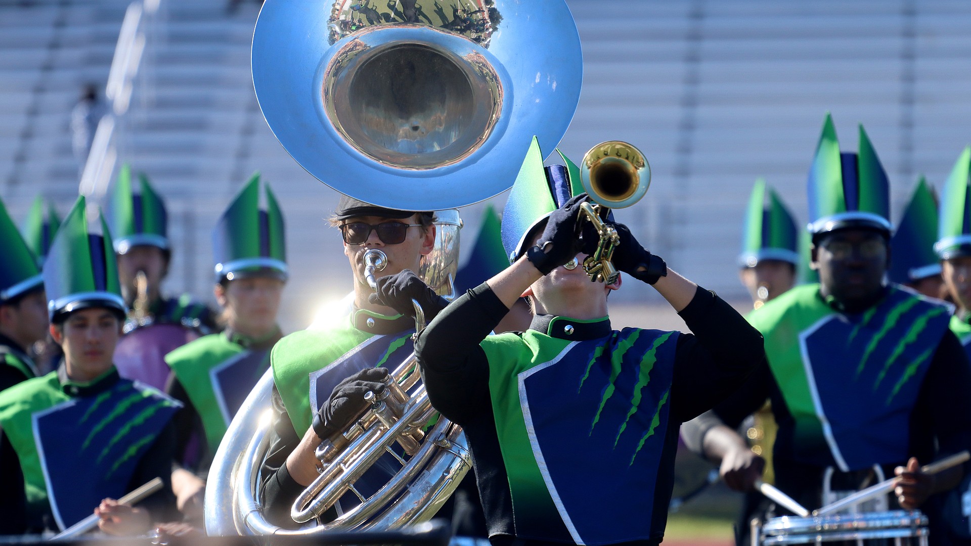 PHOTOS: Windermere High band performs at 2025 Florida Bandmasters Association District 8 MPA ...