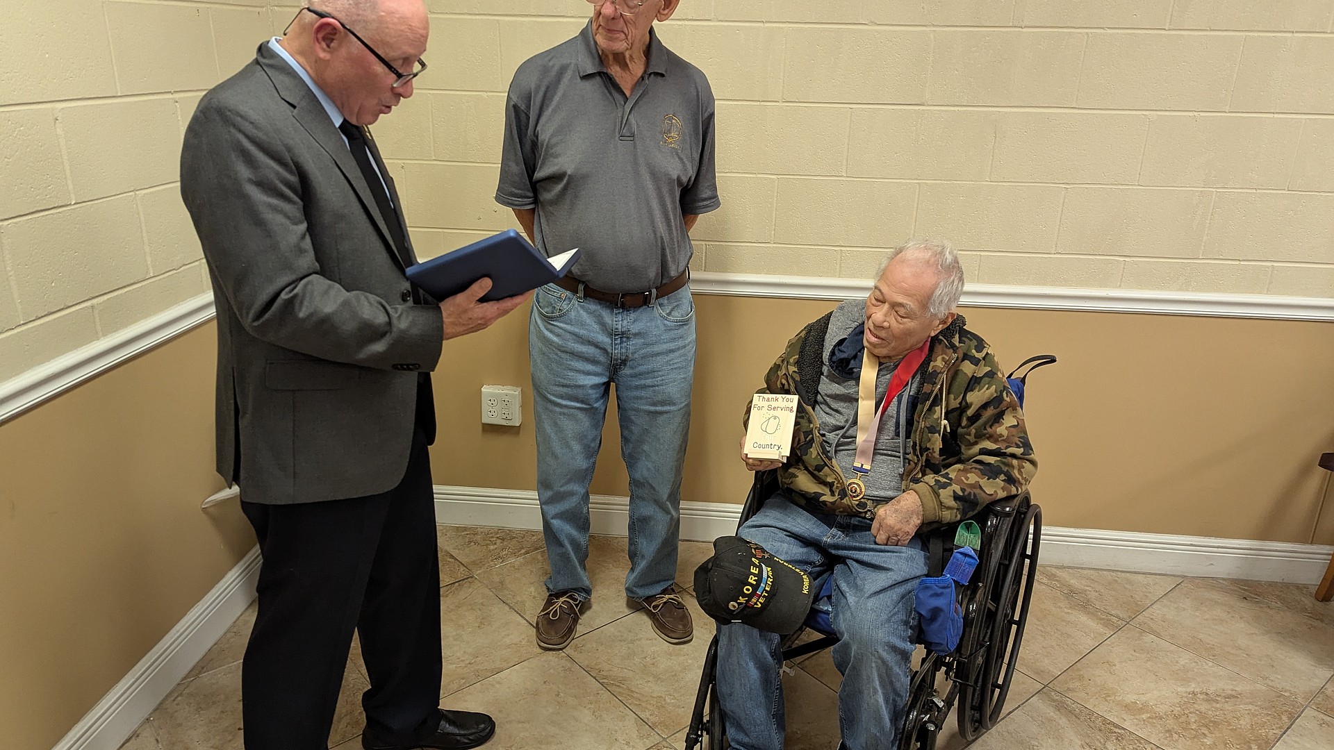 Flagler County 'Borinqueneer' Luciano Arce receives Ambassador for Peace medal for service in ...