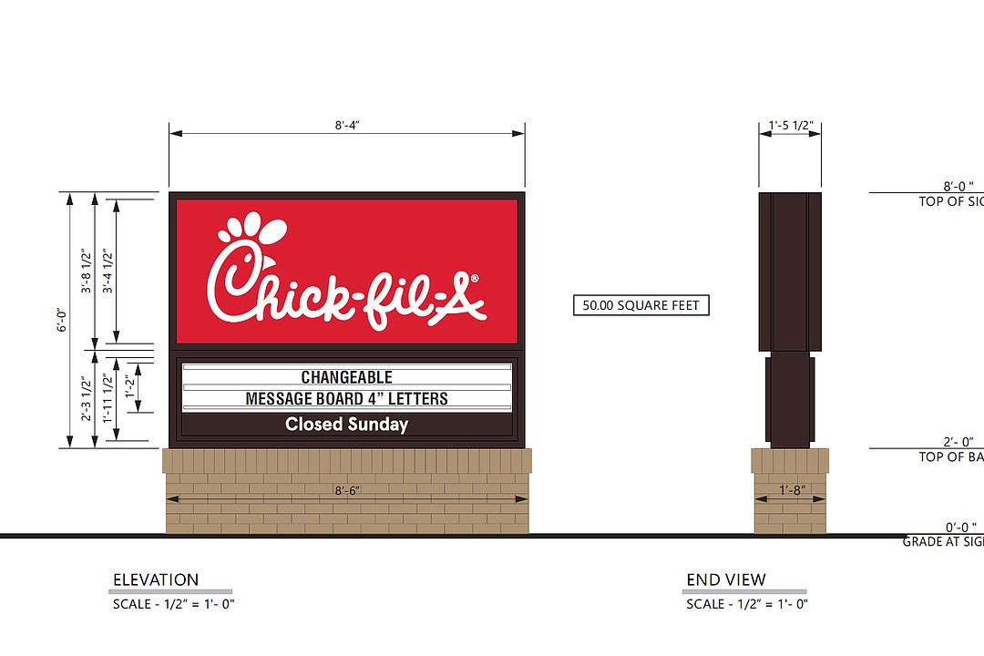 Signs in review for North Jacksonville Chick-fil-A | Jax Daily Record