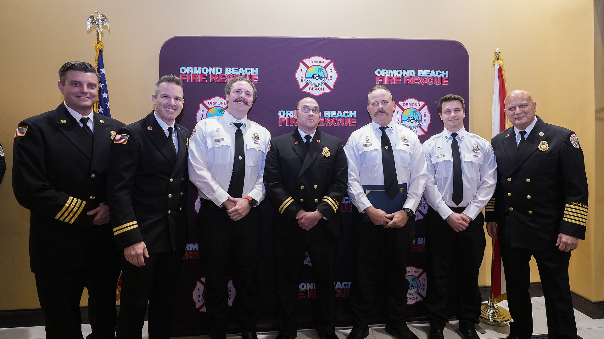 Ormond Beach Fire Department honors Marc Pinkman as Firefighter of the ...
