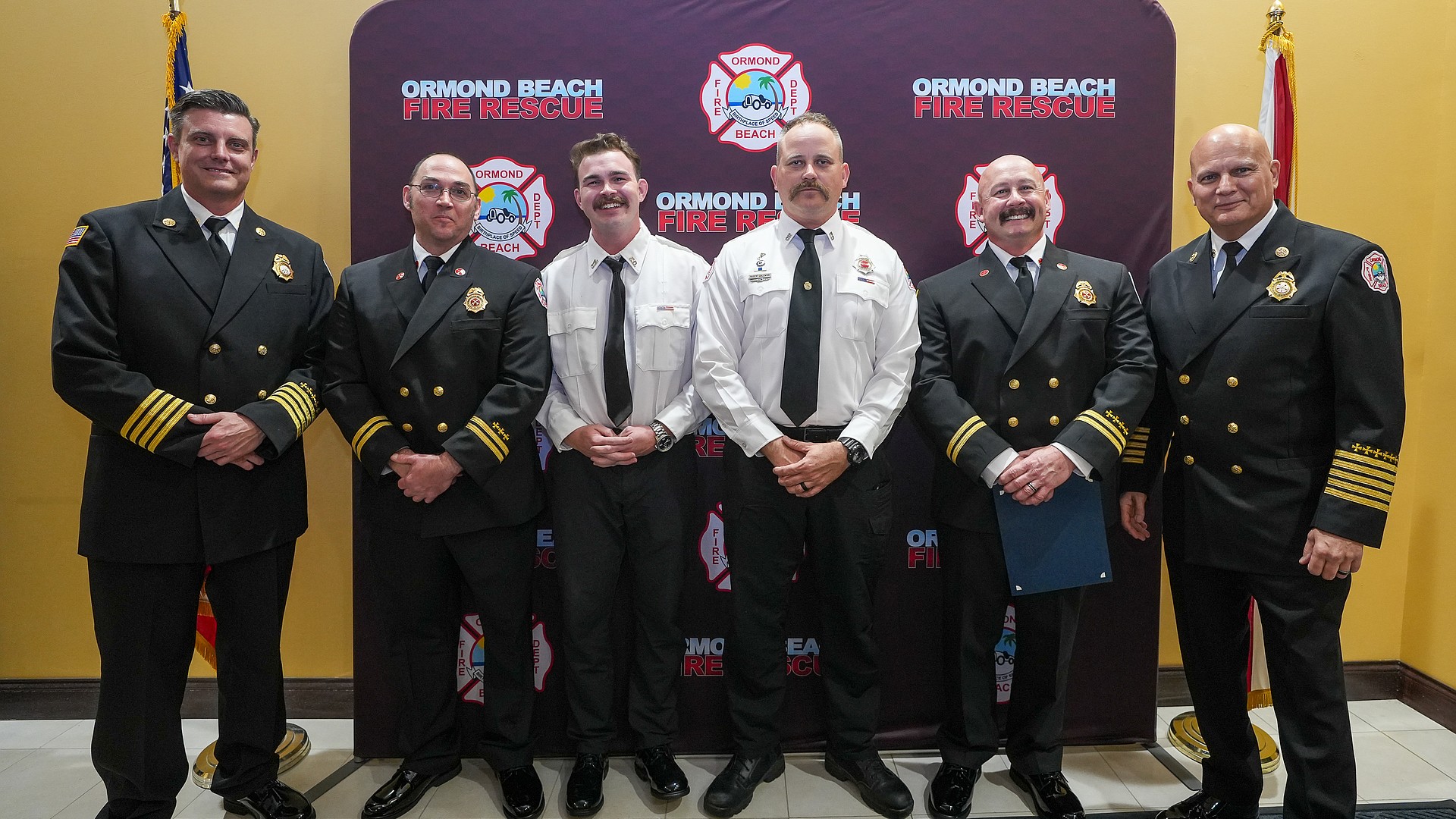 Ormond Beach Fire Department honors Marc Pinkman as Firefighter of the ...