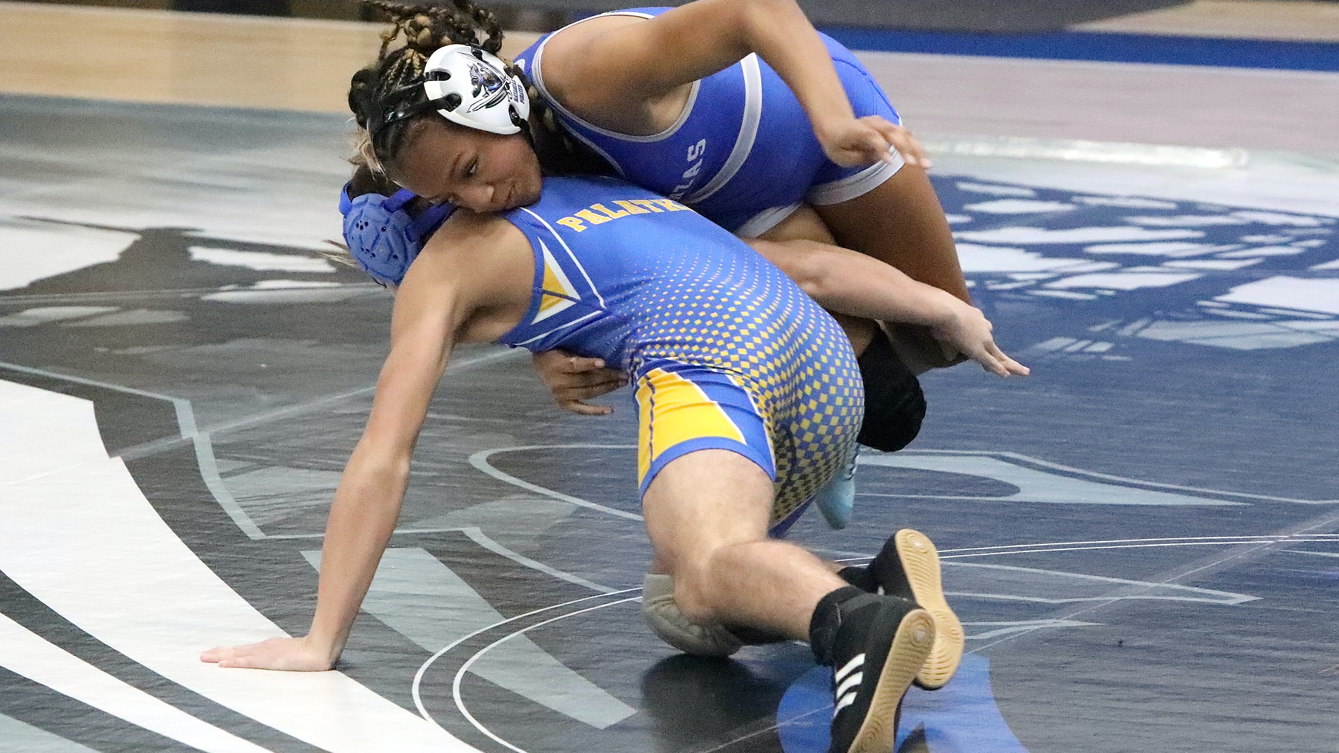 Matanzas wrestler Cardy Michel wins a match on her Senior Night ...