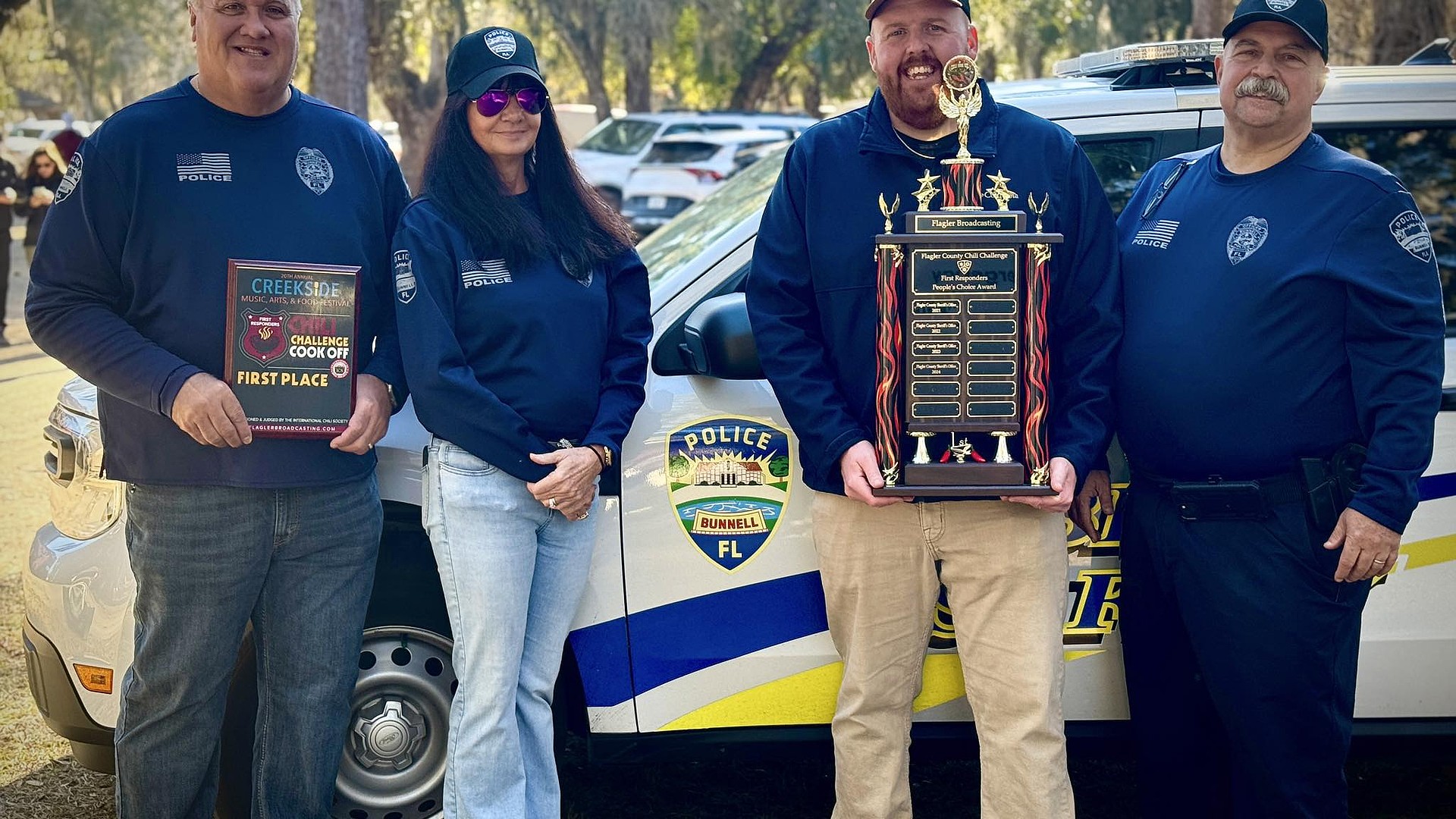 Bunnell Police Department wins chili cook-off at 20th annual Creekside ...