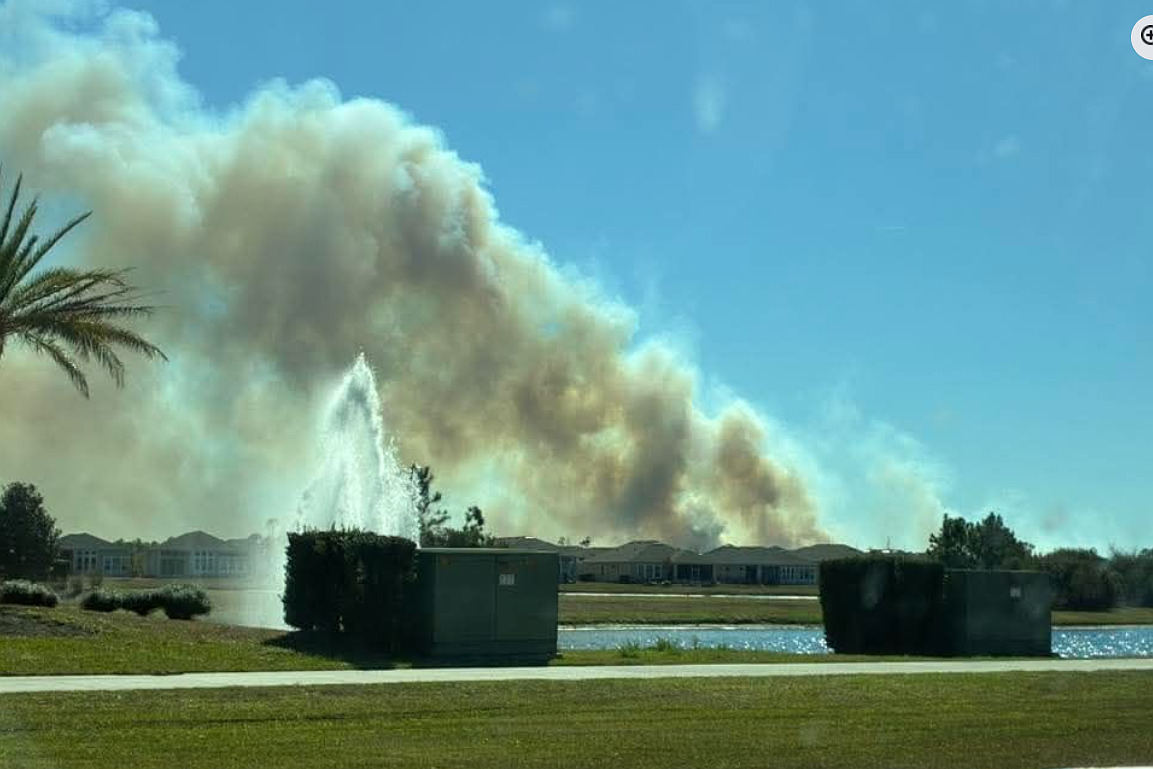 227-acre Daytona Beach brush fire near Mosaic neighborhood 100% ...