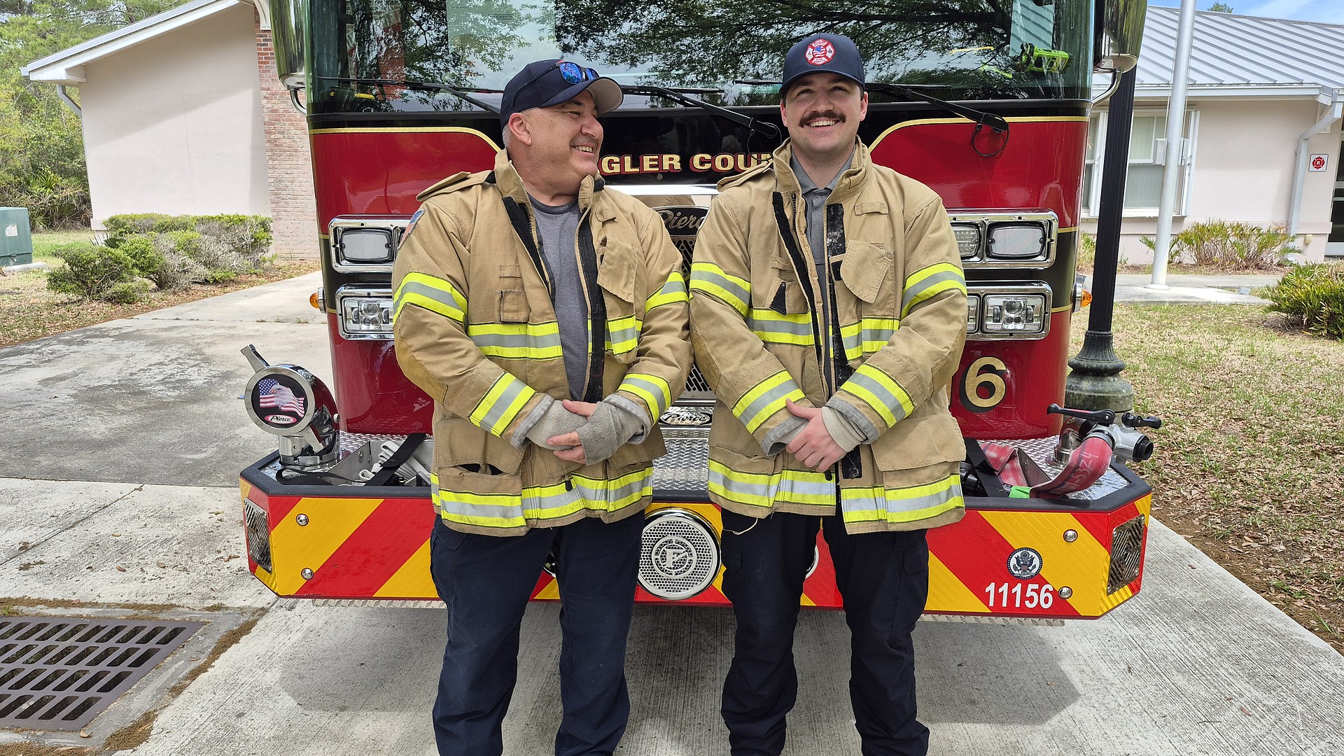 Firefighter Paramedic Chris Calio retires, son has first ‘official’ day ...