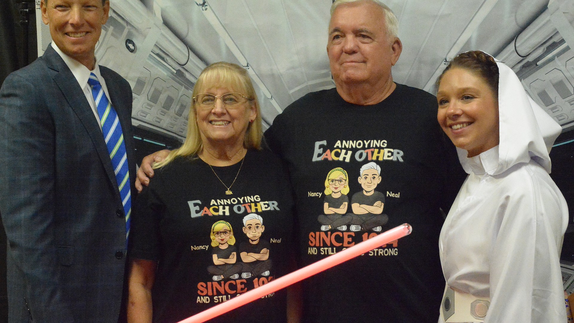 Love takes a galactic turn at Flagler Clerk’s Star Wars–themed wedding ...