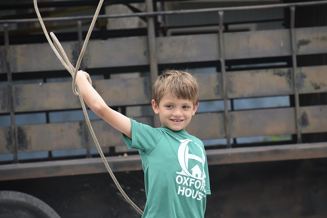 Campers at Sarasota City YMCA try their hand at throwing a lasso | Your ...